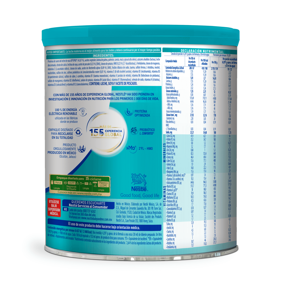 NAN® 1 Optimal Pro 1: fórmula para lactantes | Nestlé FamilyNes