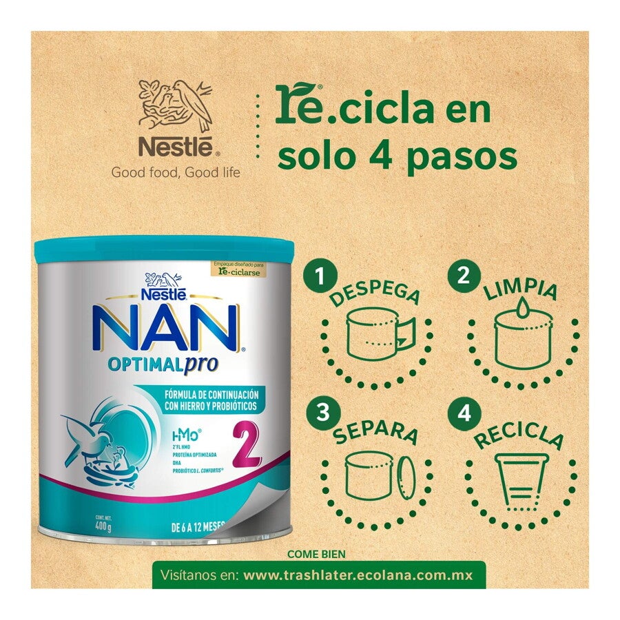 NAN® 2 Optimal PRO 2 | de 6 a 12 meses | Nestlé FamilyNes
