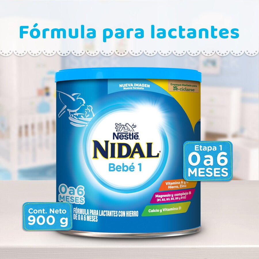 NIDAL® Etapa 1 para bebés de 0 a 6 meses | Nestlé FamilyNes